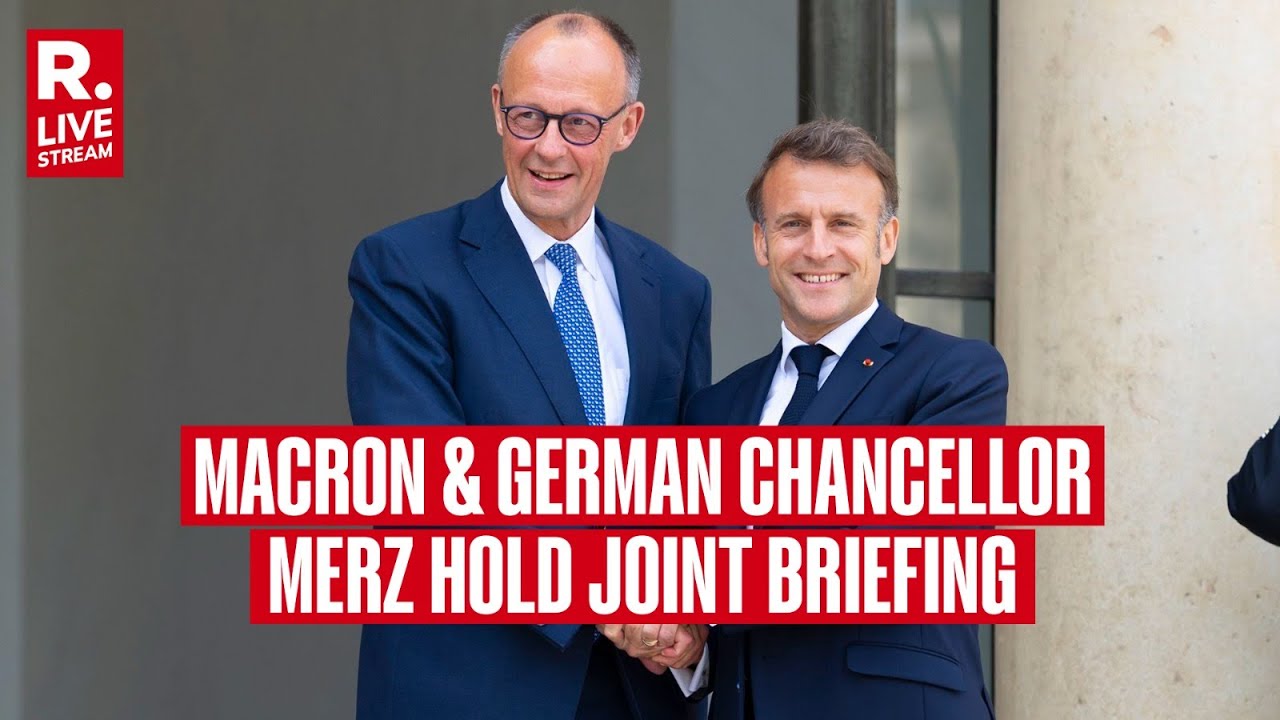 LIVE: French President Emmanuel Macron & German Chancellor Friedrich ...
