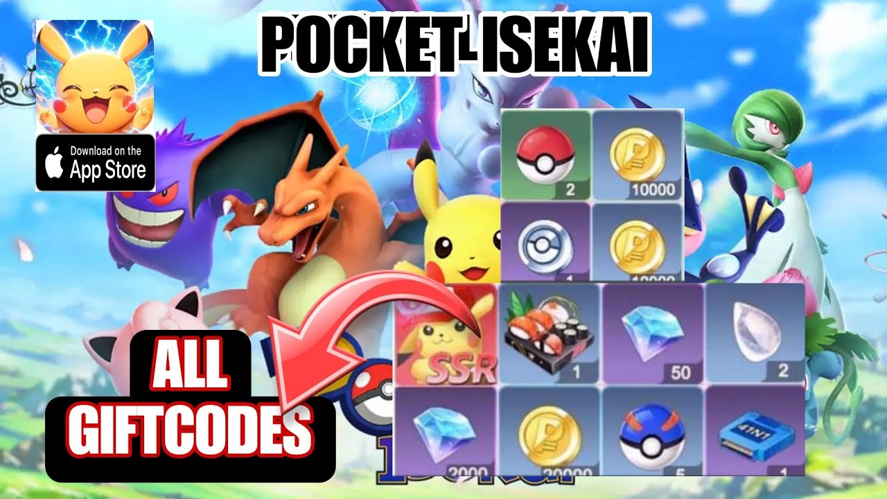 Pocket Isekai & All 10 Giftcodes | 10 Free Codes Pocket Isekai - How to Redeem SSR God Pika ...