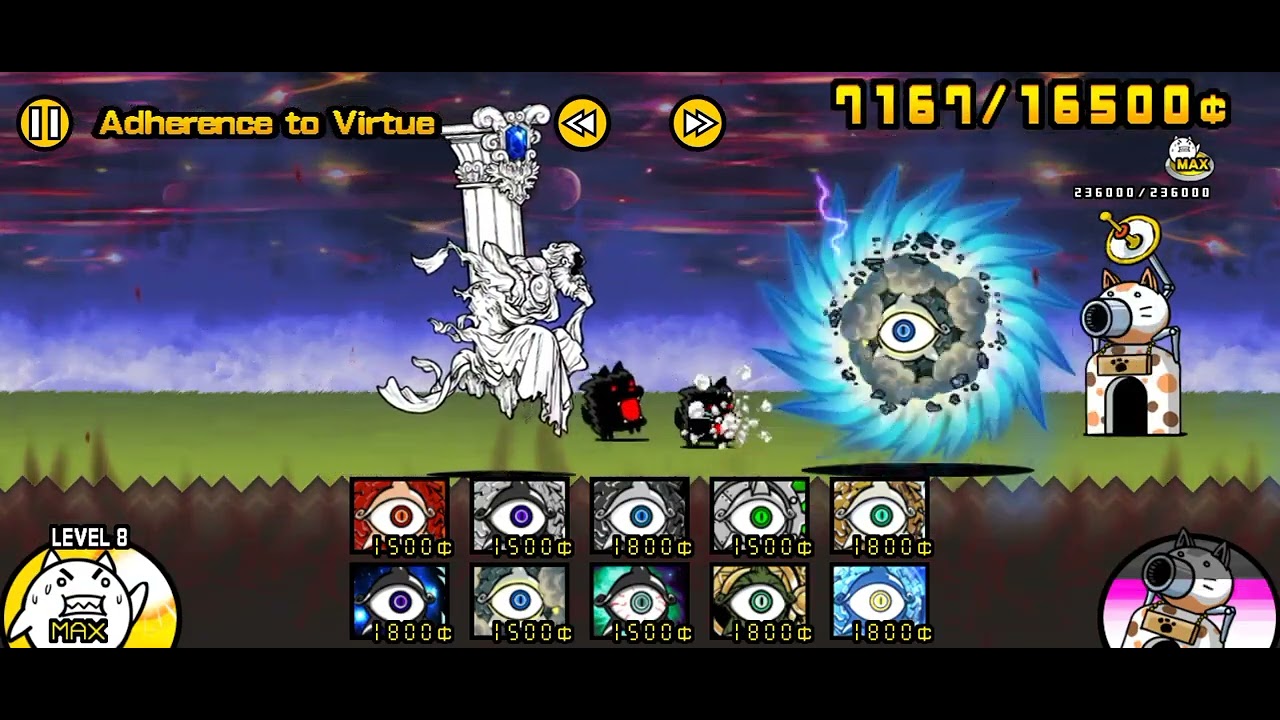 The Battle Cats - Perfect Cyclone vs Soractes - - YouTube