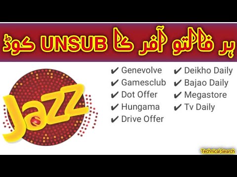Jazz Service Deactivate Code || How to Save Jazz Balance || Jazz ...