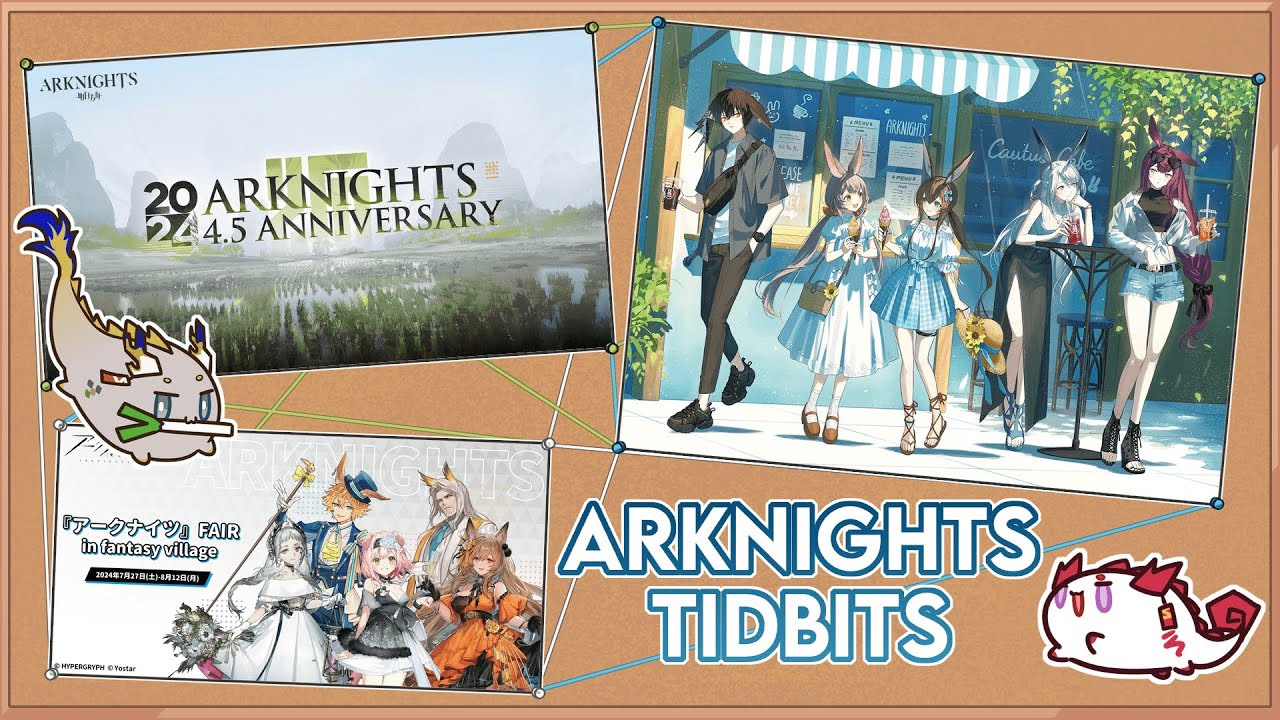 [ Arknights ] : AK Tidbits | 4.5 Anniversary! Figurines and the Cutest ...
