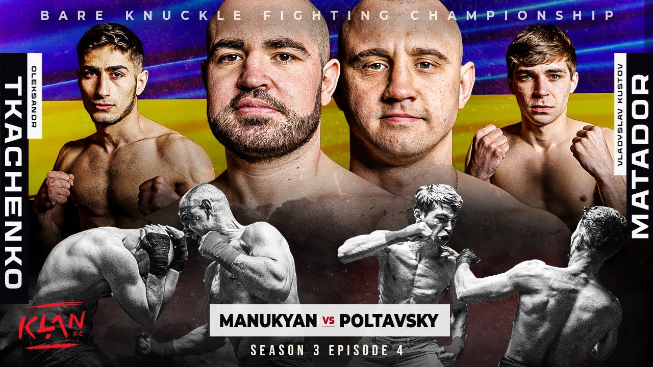 KLAN FC Fight Night Ukraine! MATADOR vs. TKACHENKO | MANUKYAN vs ...