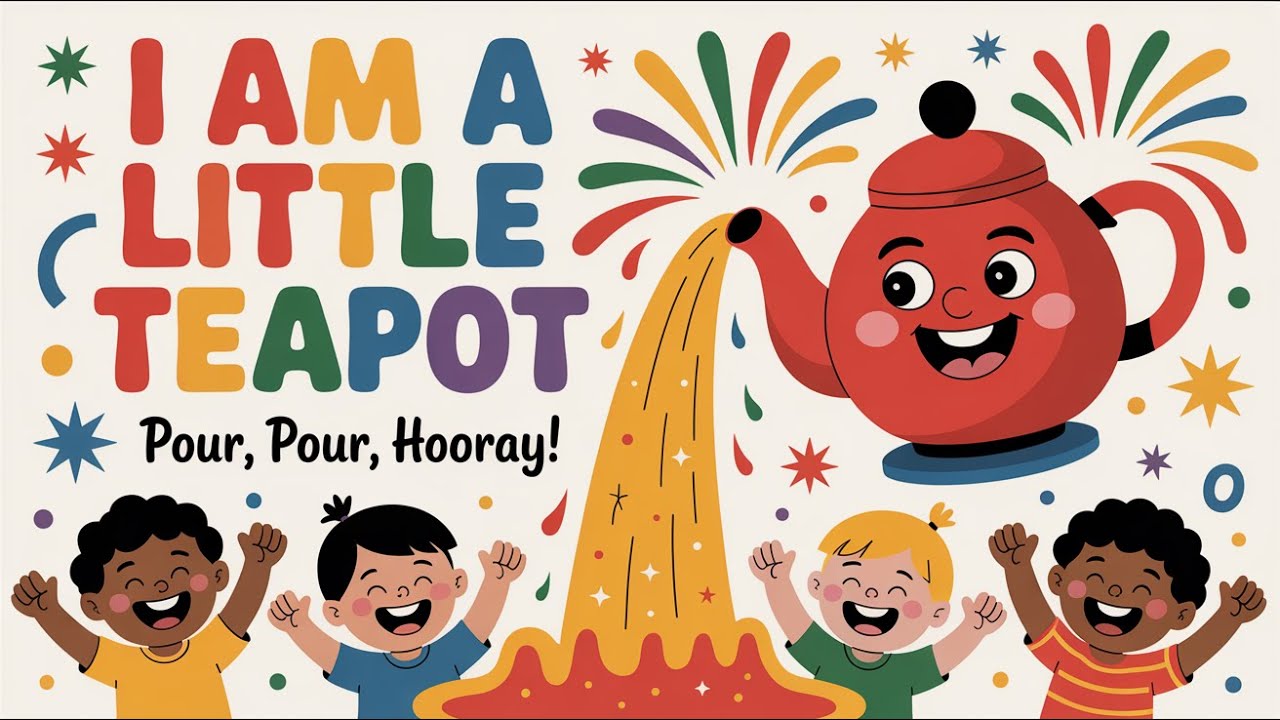 I Am a Little Teapot Kindergarten Poem | The Talking Teapot Rhyme ...