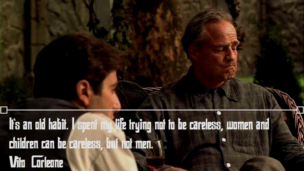 The Godfather trilogy best dialogues - YouTube