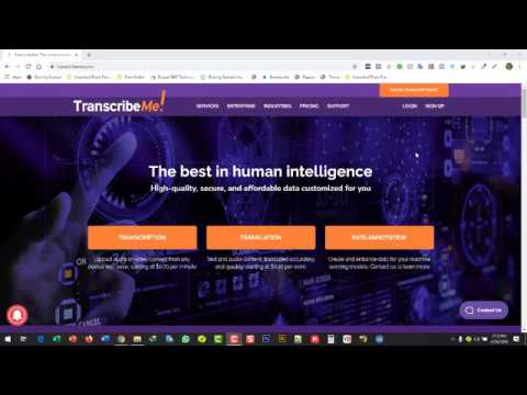 TranscribeME Signup and Exam Tests - YouTube