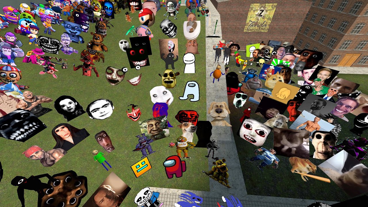 Too Much Nextbots !! (Part 12) - YouTube