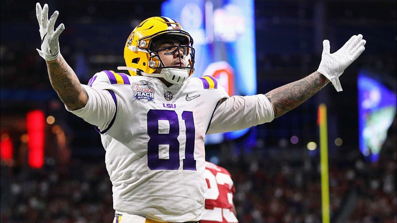 Thaddeus Moss LSU Highlights || The 2019 Season - YouTube