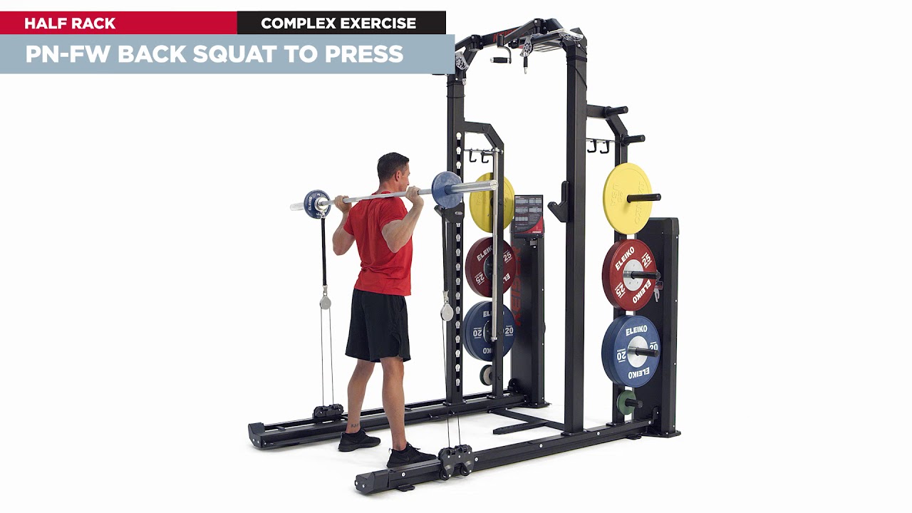 Keiser Exercise of the Day: PN FW Back Squat to Press - YouTube