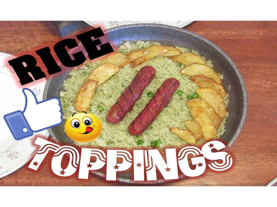 HOW TO MAKE RICE TOPPINGS - YouTube