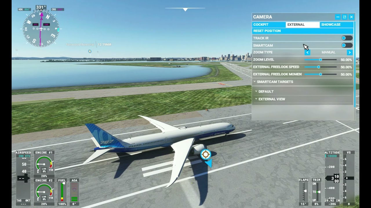 Boeing 787-10 Take-Off and Autopilot Setup - YouTube