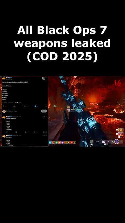 Black Ops 7 all weapons leaked (COD 2025) (COD 2025 BO7 gameplay leaks all guns) - YouTube