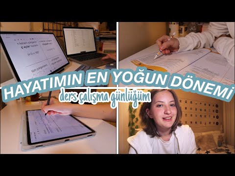 HAYATIMIN EN YOĞUN DÖNEMİ😥 | SINAV HAFTASI DERS ÇALIŞMA GÜNLÜĞÜM…