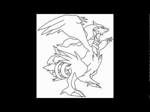 how to draw Reshiram from pokemon - YouTube