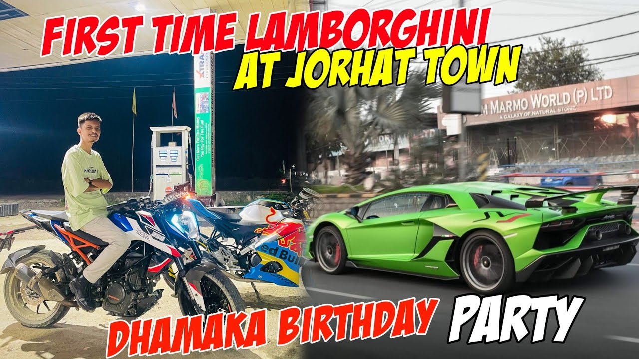 lamborghini-at-jorhat-town-birthday-party-motovlog-youtube