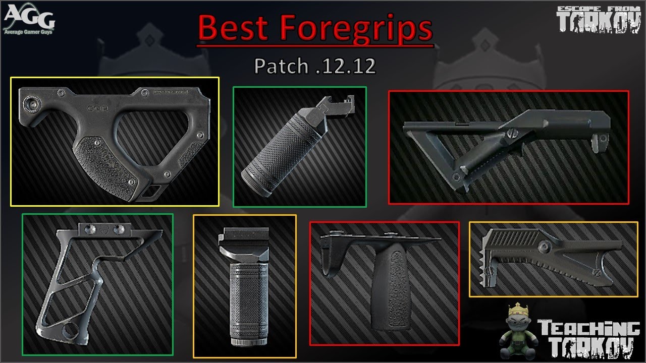 Best Foregrips in patch .12.12 - Weapon Modding [Escape from Tarkov ...