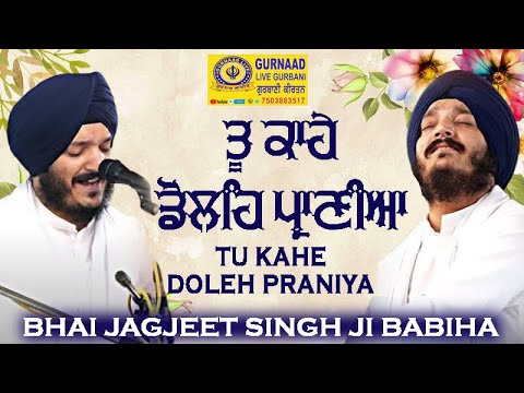 Tu Kaahe Doleh Praniya ! Bhai Jagjeet Singh Ji Babiha Delhi wale ! Gurnaad Live
