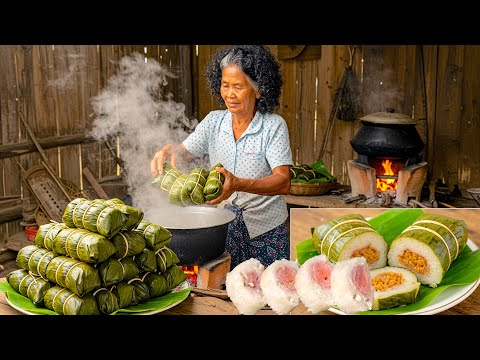 Sticky Rice Cake Master! She Makes 300 Cakes Everyday! Can Make 1000+ A ...