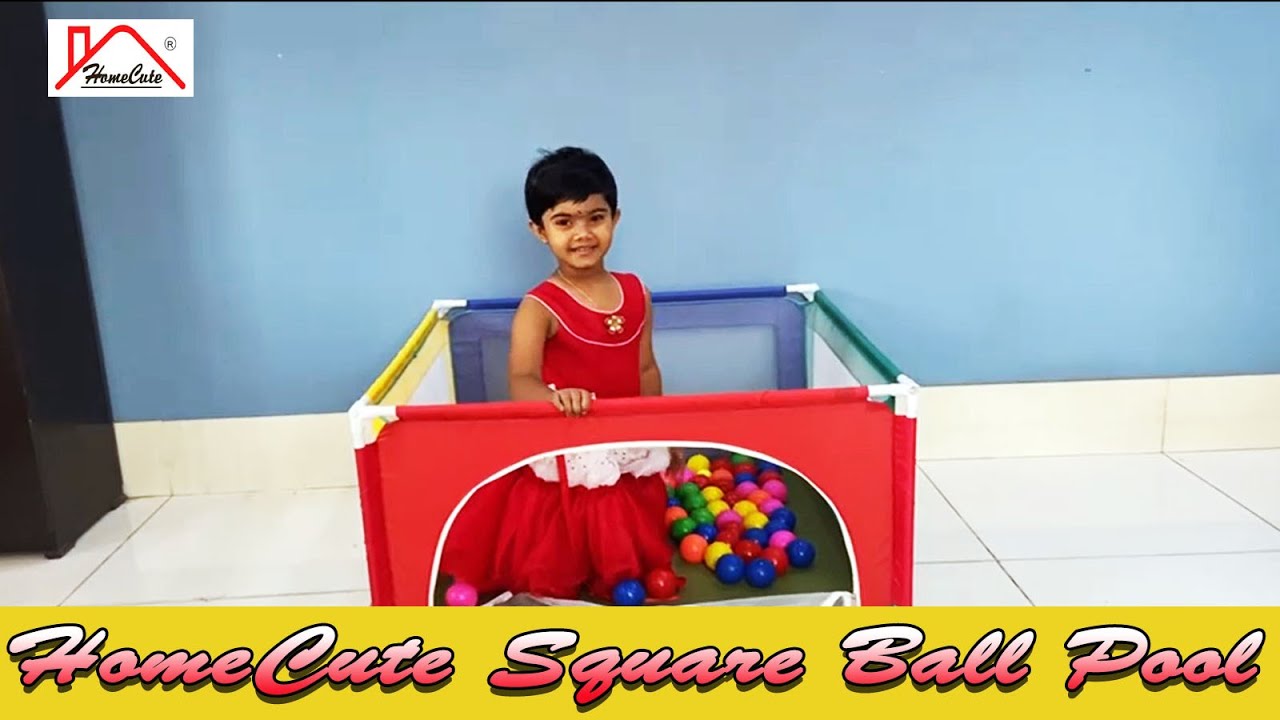 HomeCute Square Ball Pool | Playing Time | Kid Enjoyed the Ball Pool ...