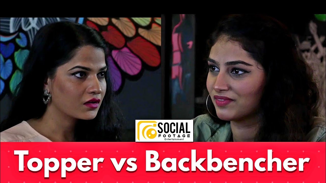 Topper Vs Backbencher | Funny Sketch | Social Footage - YouTube