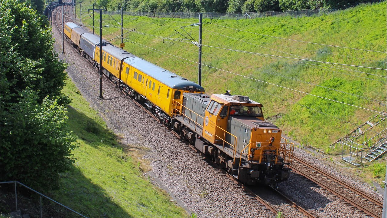 Eurotunnel Krupp Loco on Rare Test Train move at Sandling HS1 | 3/6 ...