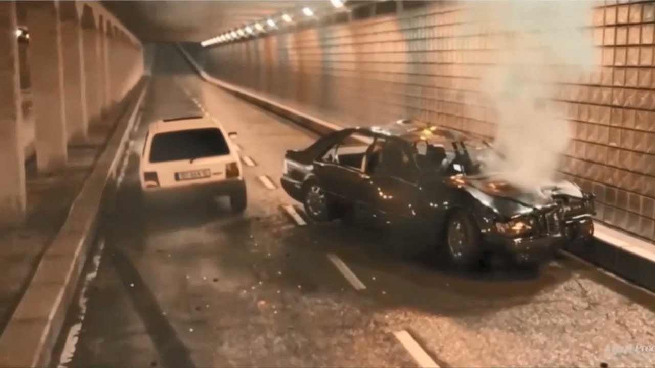 1997 Princess Diana Car Crash - Crash Animation - YouTube