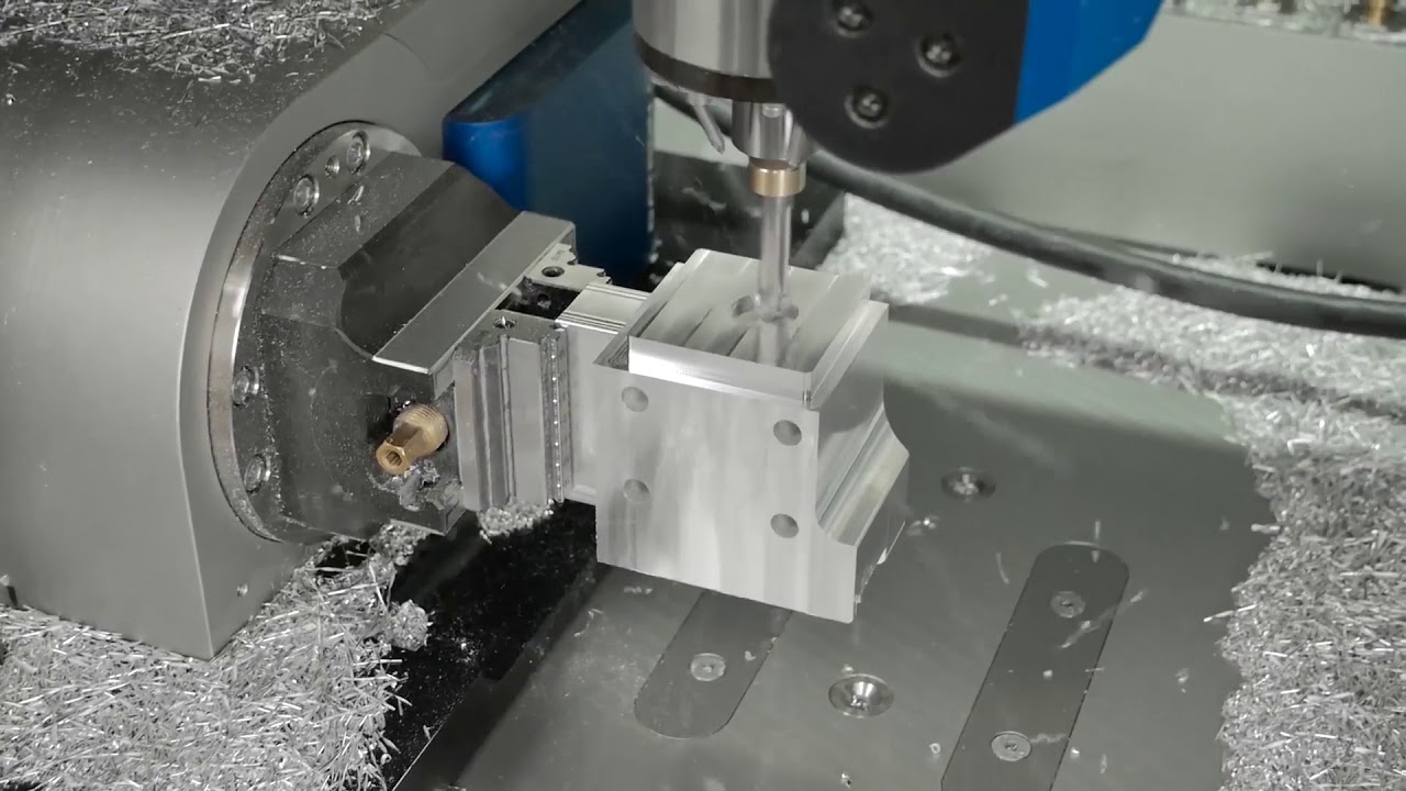 4 Axis CNC Milling YouTube