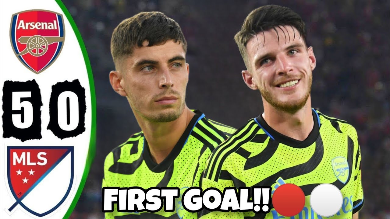 Arsenal vs MLS All Stars extended highlights 5:0!!🔴⚪ l English ...