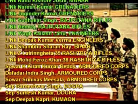 Indian Army Martyrs 2013 - YouTube