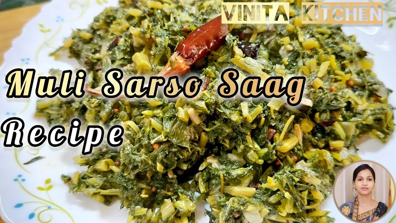 Muli Sarso Saag | Recipe | मुली सरसों साग की रेसिपी | #cooking - YouTube