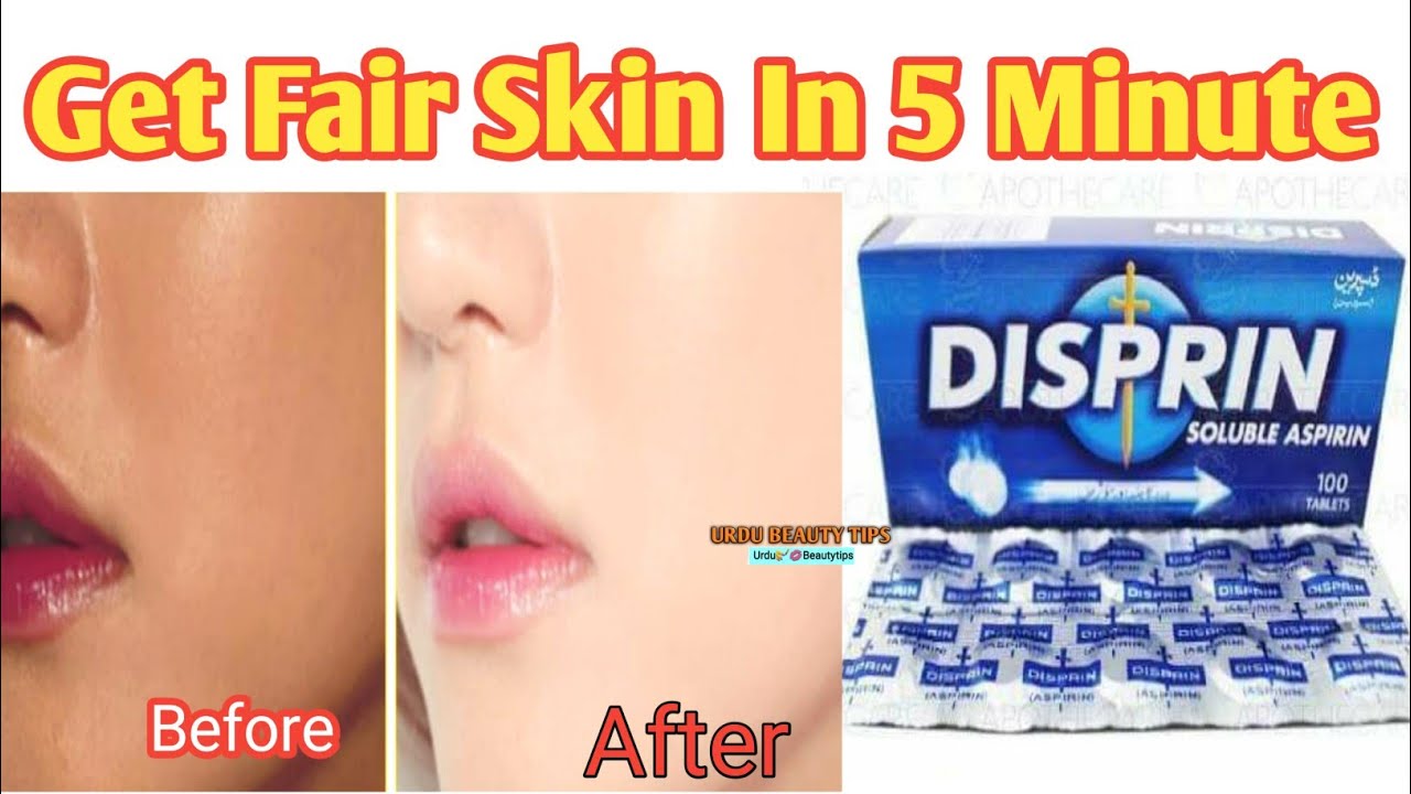 Disprin Tablet For Skin Freshness, Skin whitening And Anti- Acne | HOW ...