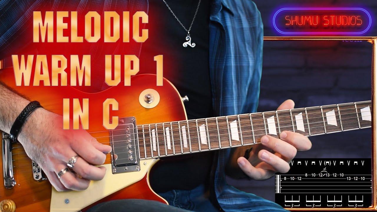 Paul Gilbert – Melodic Warm Up Exercise 1 in C Major | With Tabs - YouTube