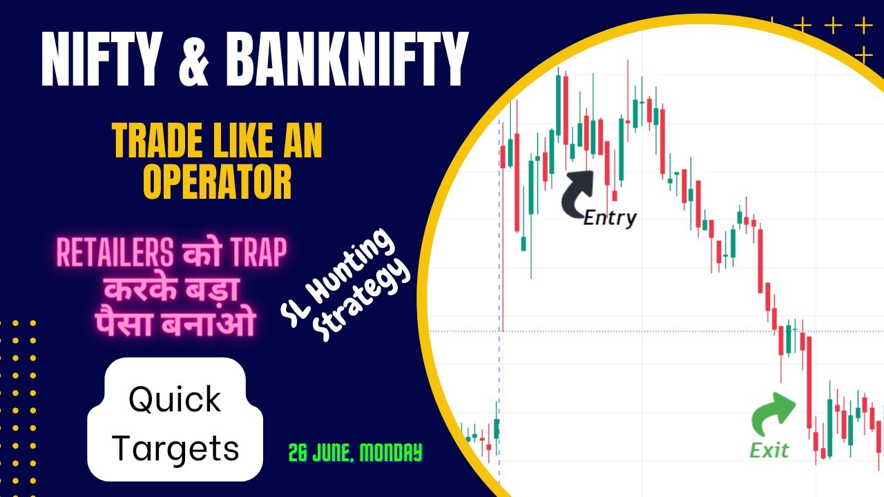Logic Behind the Trade| 26th June BankNifty Option Trading| SL Hunting ...