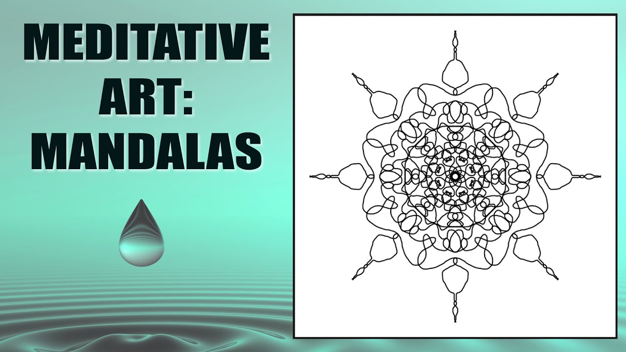 Mandala Meditative Five Minute Meditation - Breathe in Serenity and ...