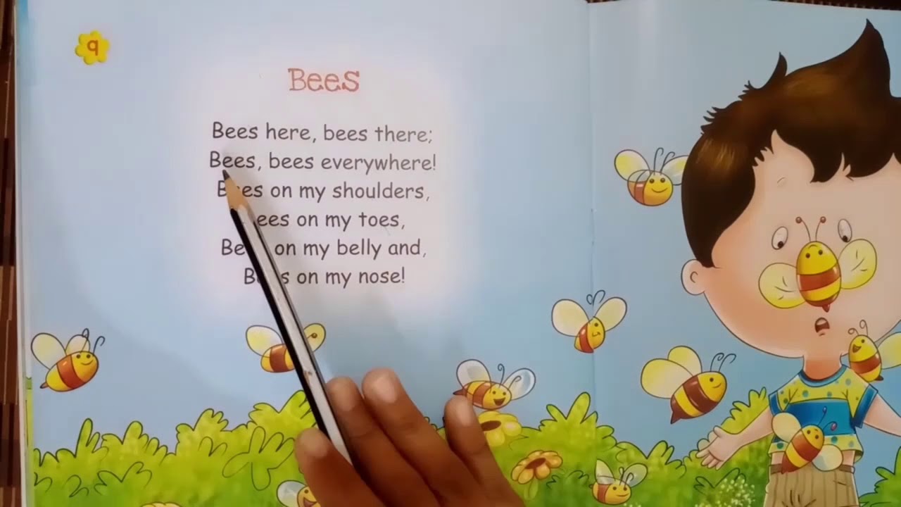 Class L K G Subject English Rhyme Topic Poem Bees YouTube Class L K G Subject English Rhyme Topic Poem Bees YouTube