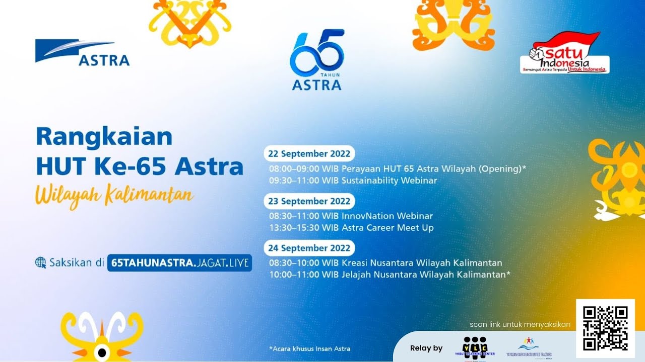 RELAY PERAYAAN HUT KE-65 ASTRA I Opening Perayaan HUT Ke-65 Astra ...