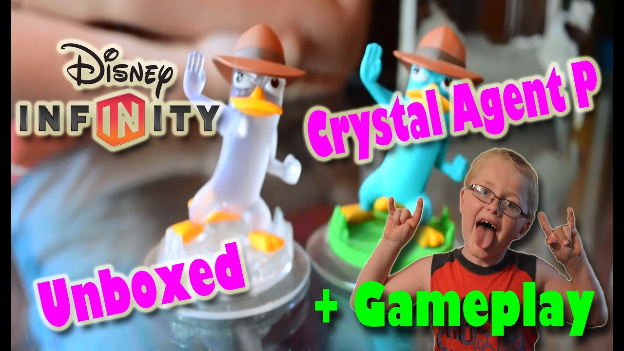Crystal Agent P Unboxed + Disney Infinity Toy Box Share Gameplay - YouTube