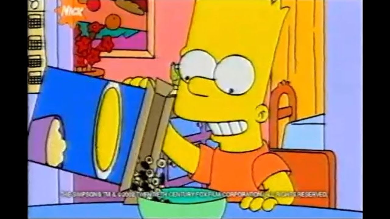 2002 No Problemos Simpsons Cereal Advert - YouTube