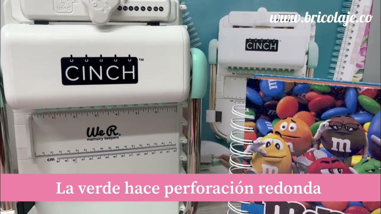 Encuadernadoras cinch (We R memory keepers) - YouTube