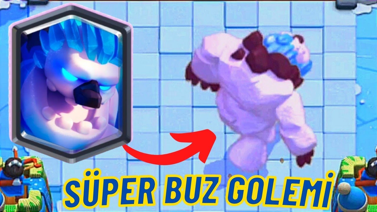 SÜPER BUZ GOLEMİ ️ - Clash Royale #clashroyale #clashroyaletürkçe - YouTube