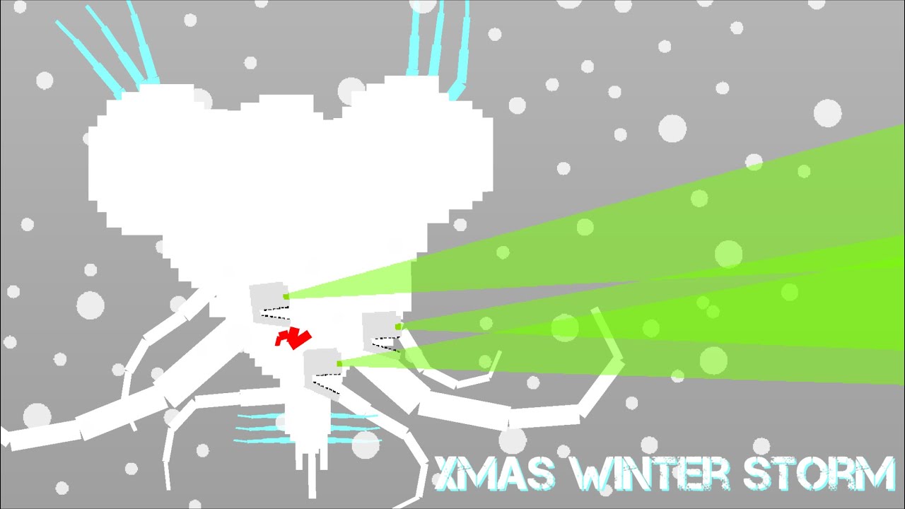 Xmas Winter Storm Stick Nodes Animation - YouTube