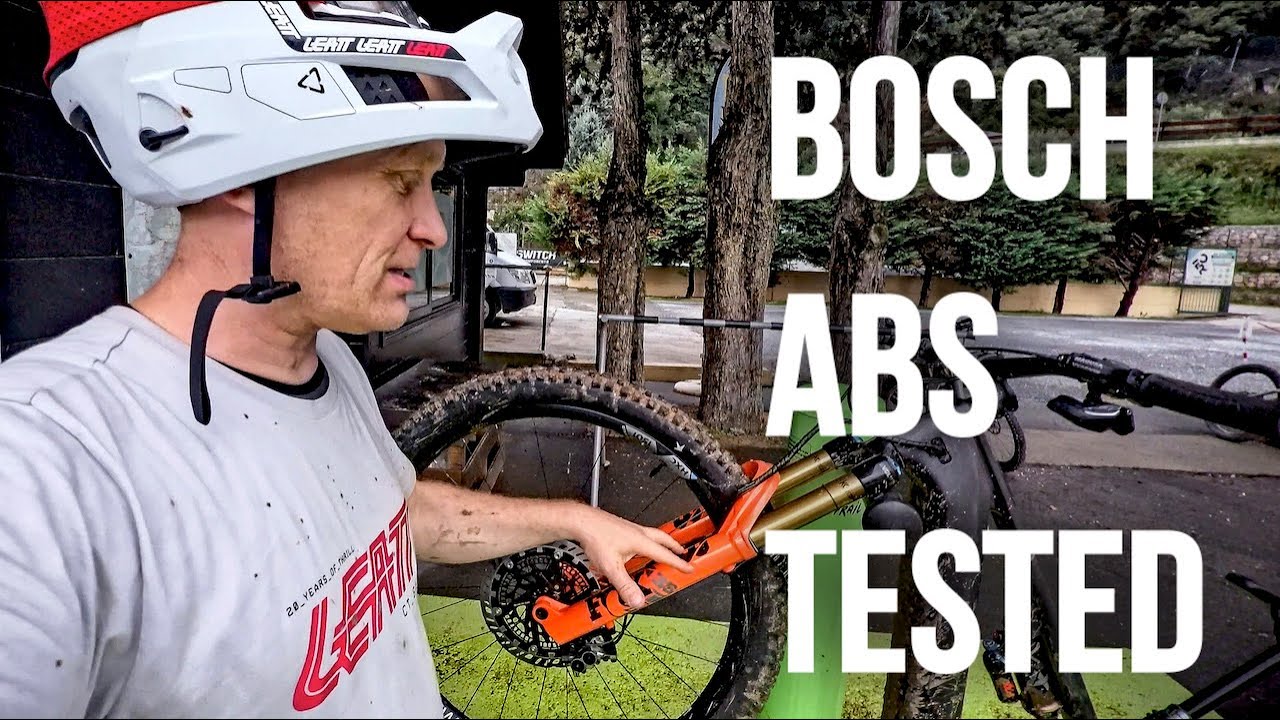 Bosch ABS Race Tested On A Steep Wet Trail - YouTube
