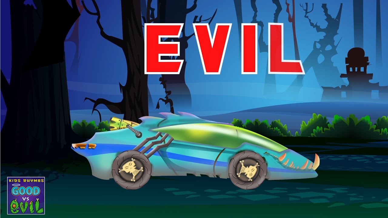 Good vs Evil Sports Car + More Transport Videos for Preschool Kids ...