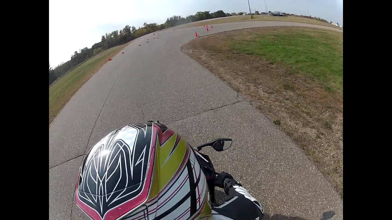 Riding 2up on the track at DCTC - YouTube