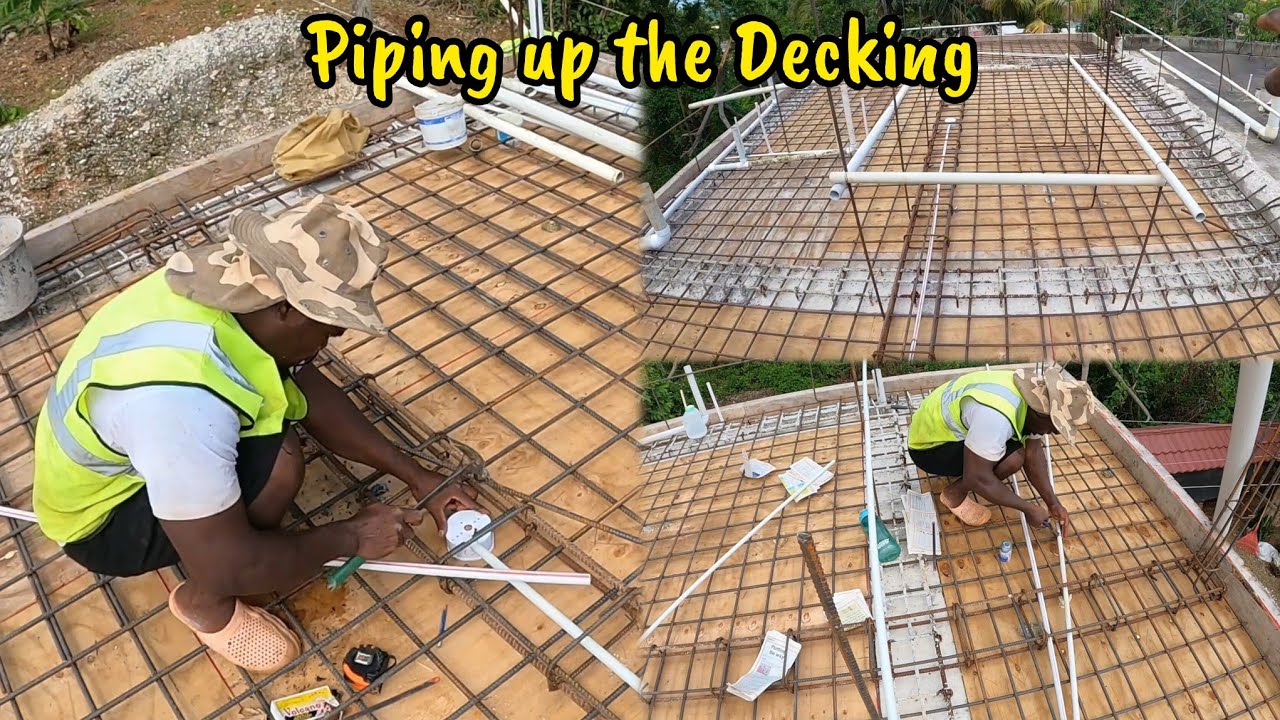 Piping up the Decking - YouTube