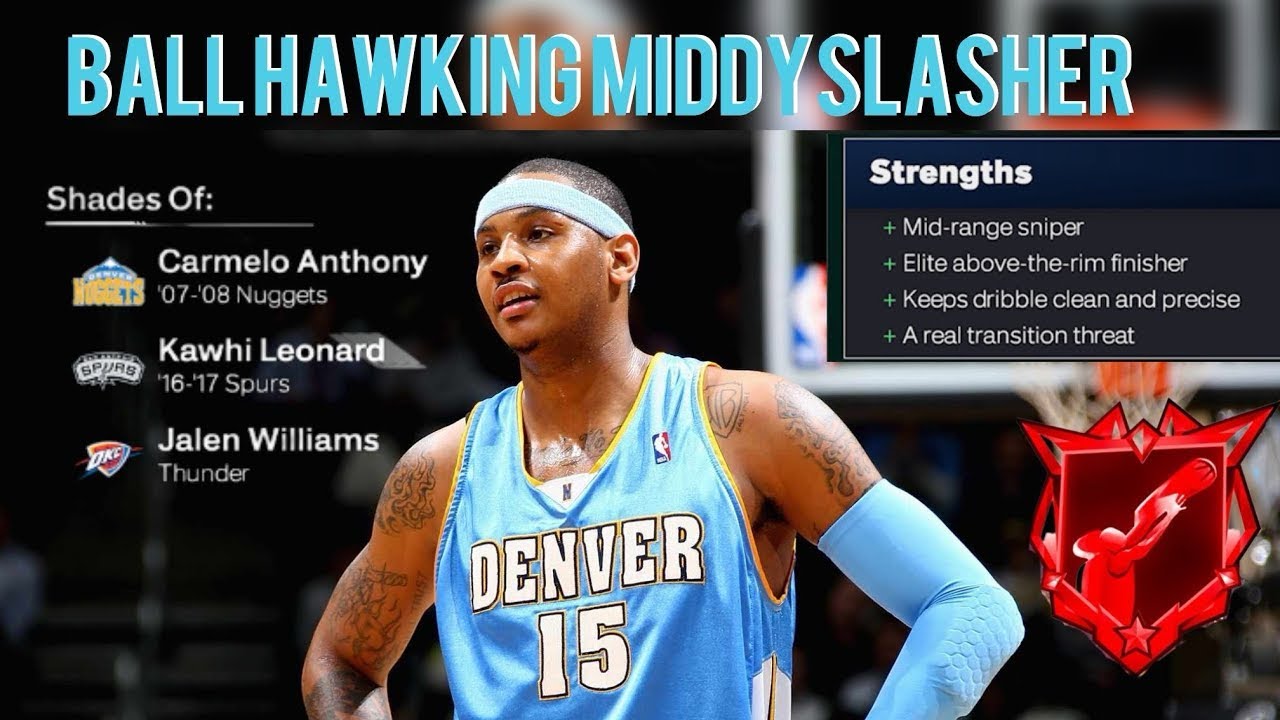 Best *DENVER* CARMELO ANTHONY Build With Slashing TakeOver - YouTube