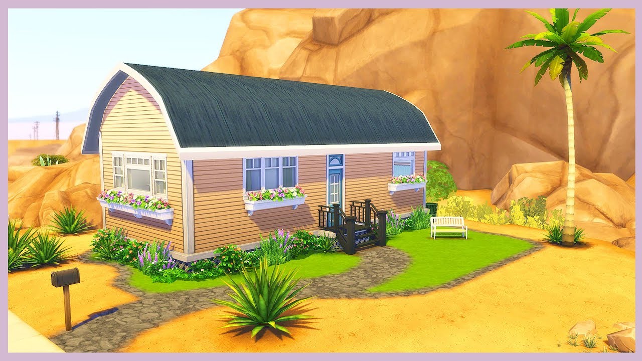 Starter Trailer Speed Build // The Sims 4 Speed Build - YouTube