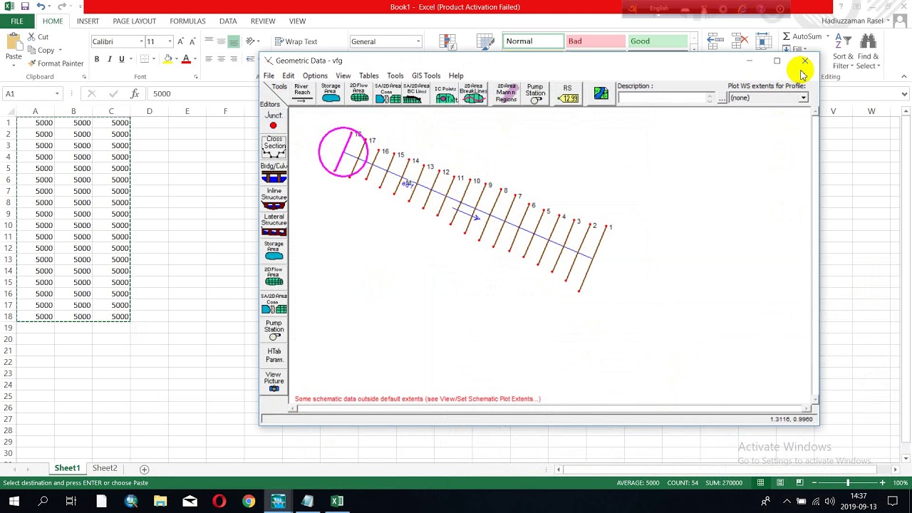 HEC-RAS class_7 : water quality analysis for both steady and unsteady ...
