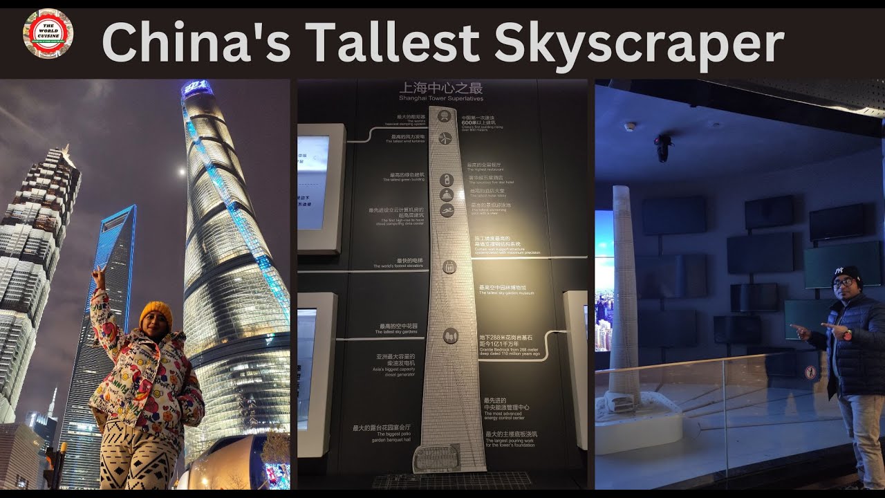 China's tallest skyscraper|| Riding the World's Fastest Elevator ...