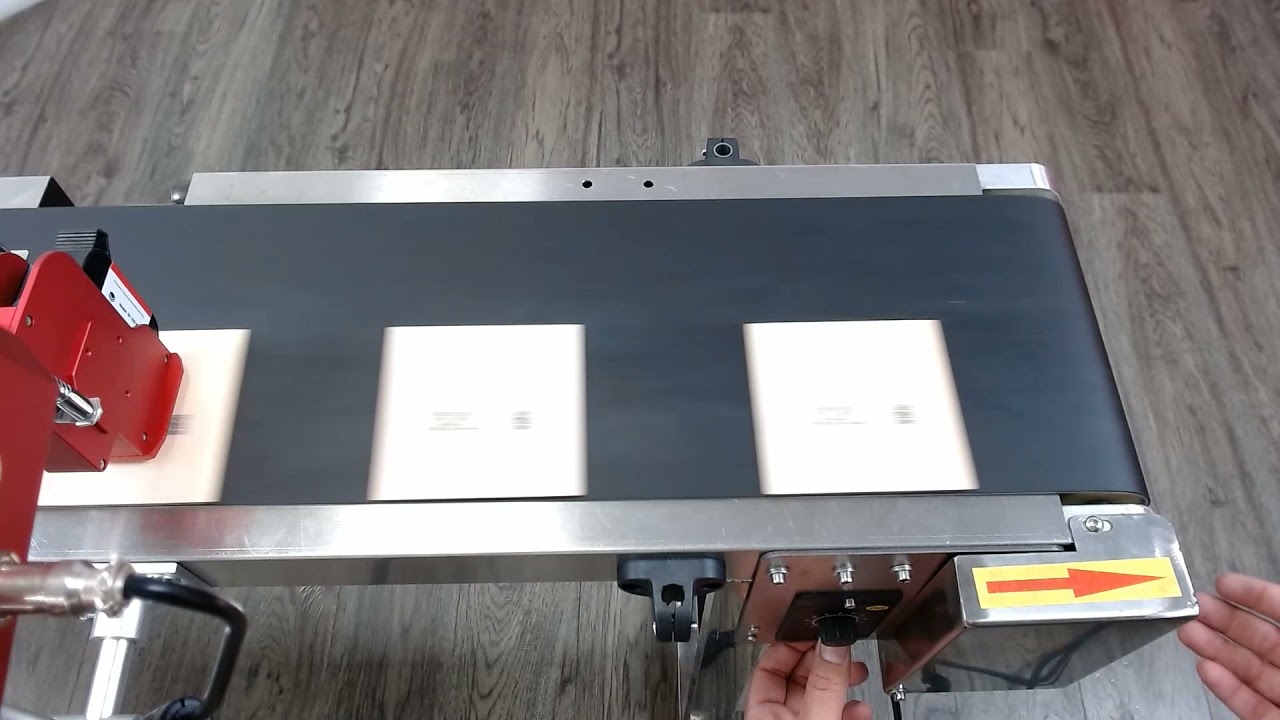 SNEED-JET Titan Inkjet Printer Marking Plywood - YouTube