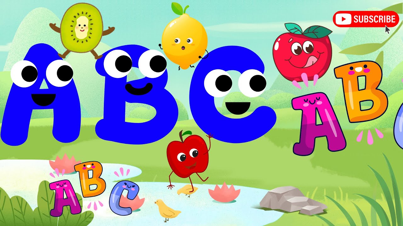 ABC Alphabet Song for Kids A–Z 🌍 | A for Apple | Learn Letters with ...